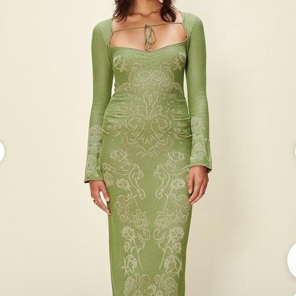 House of Sunny | Dresses | House Of Sunny Envy Dress Moss Color | Poshmark